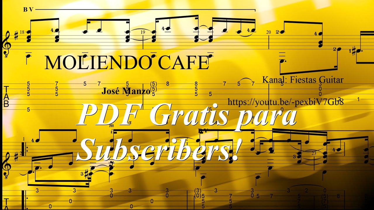 Moliendo Cafe - Jose Manzo - YouTube