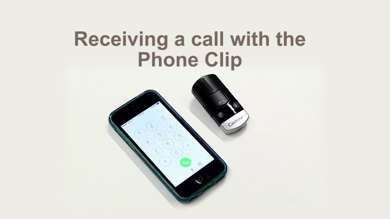 Receive a call with your Phone Clip - YouTube