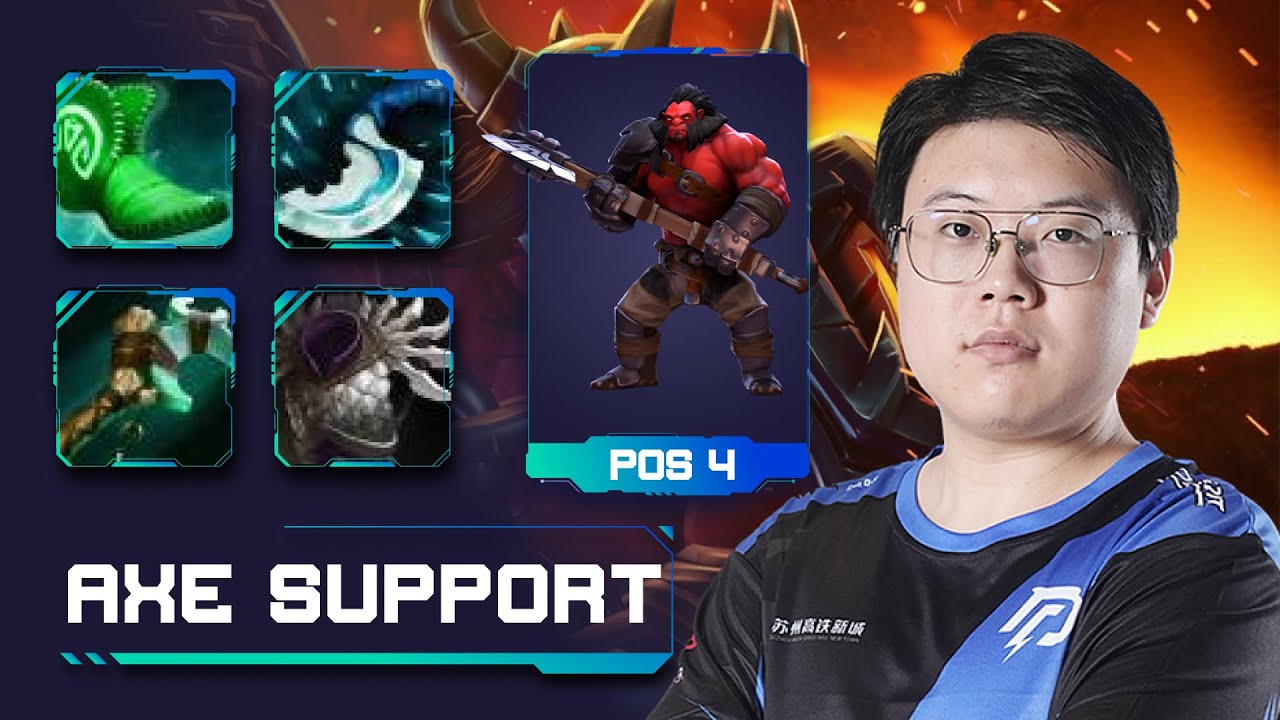 AXE Soft SUPPORT Pos 4 7.34 by CHALICE | Dota 2 Pro Gameplay - YouTube
