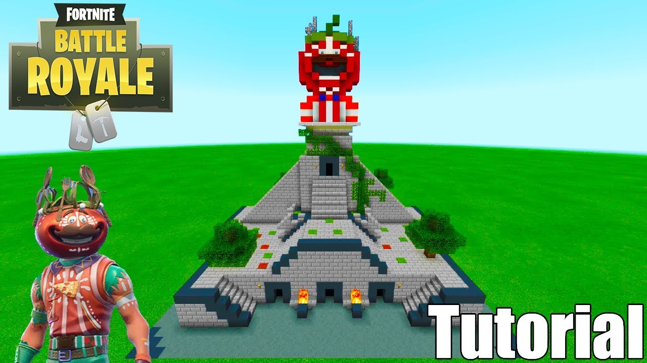 Minecraft Tutorial: How To Make Tomato Temple "Fortnite" - YouTube
