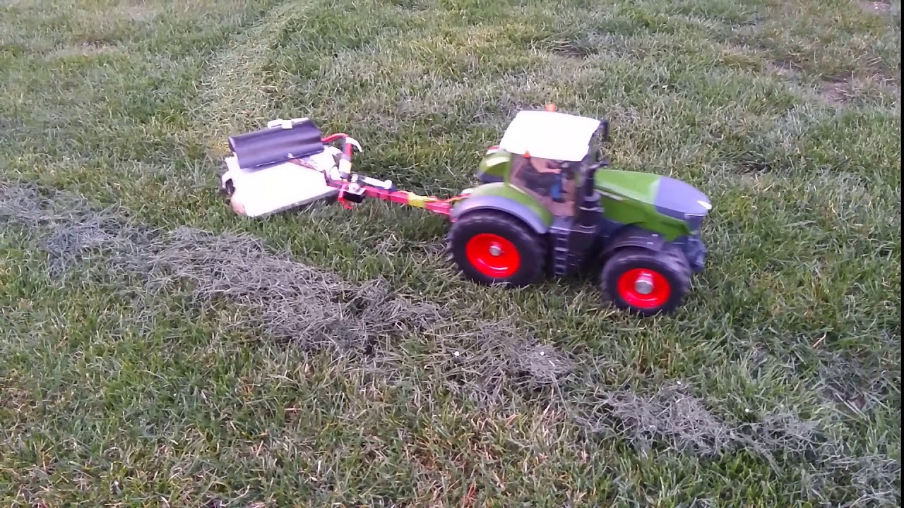 RC tractor fendt 1050#mähwerk - YouTube