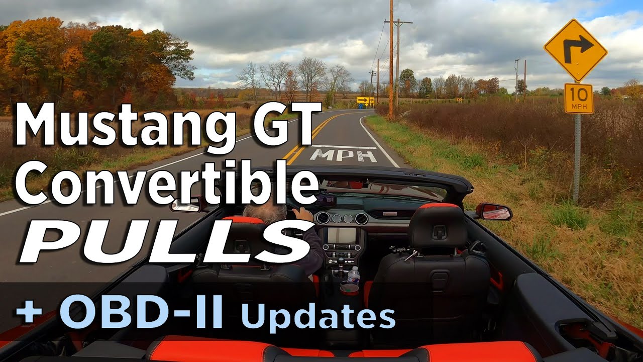 Mustang GT Convertible Pulls | OBD Link MX+ Testing - YouTube