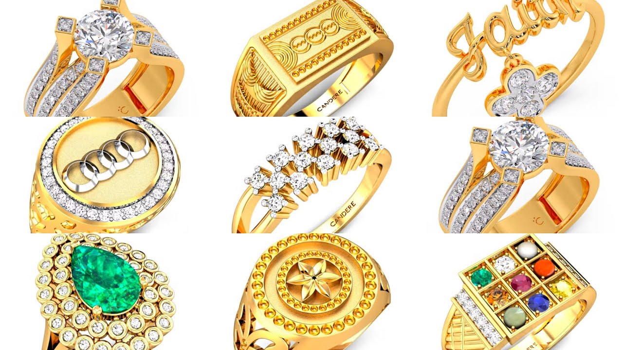 Engagement ring ! gold ring new design 2023 ! diomond ring 🥰 beautiful ...