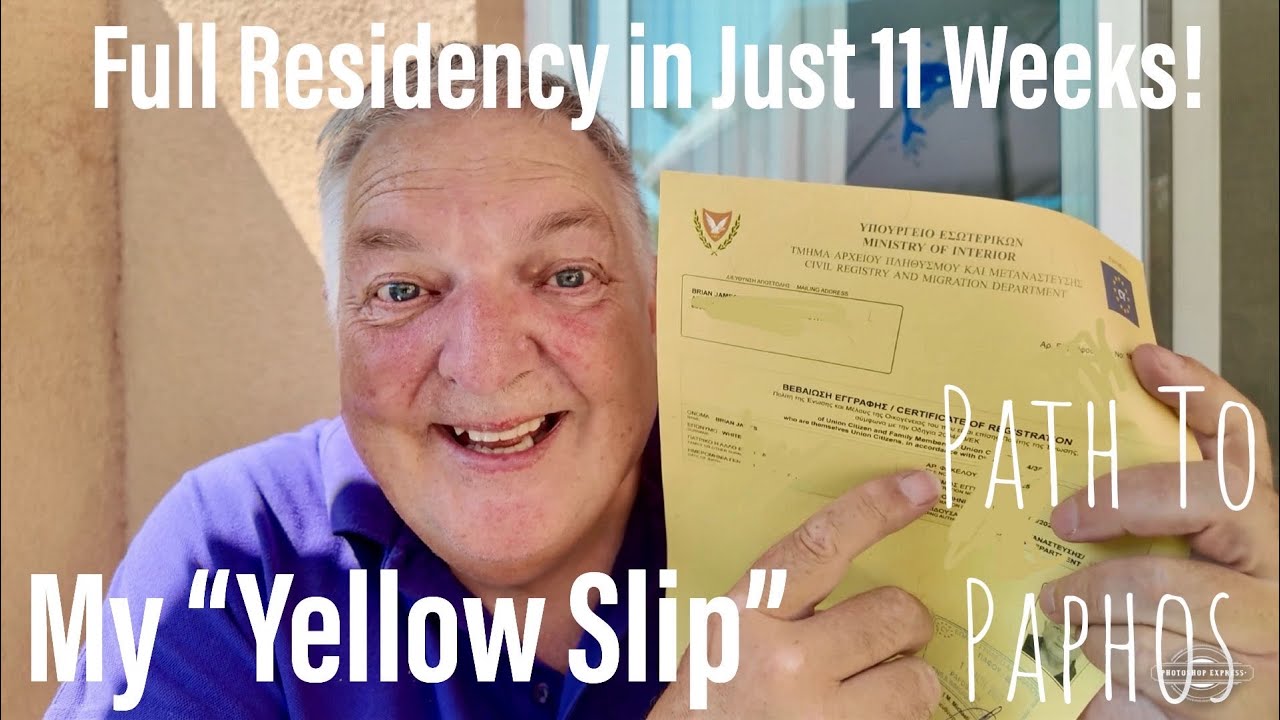 Cyprus, Visitor To Permanent Resident in just 11 Weeks! How I got my ...