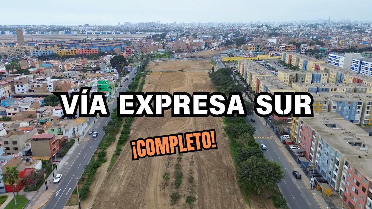 ¡Recorrido completo! | Vía Expresa Sur de Atocongo a Barranco | Lima ...