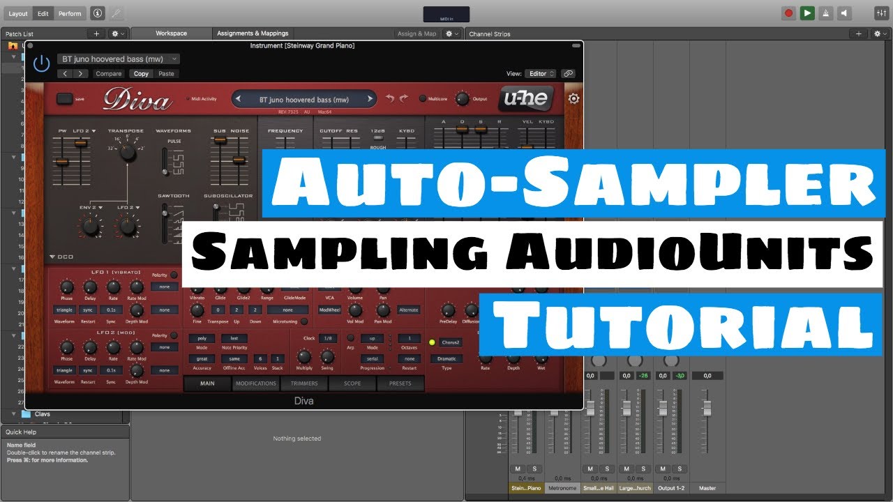 Mainstage Auto-Sampler Tutorial - Sampling AudioUnit (AU) Plugins ...