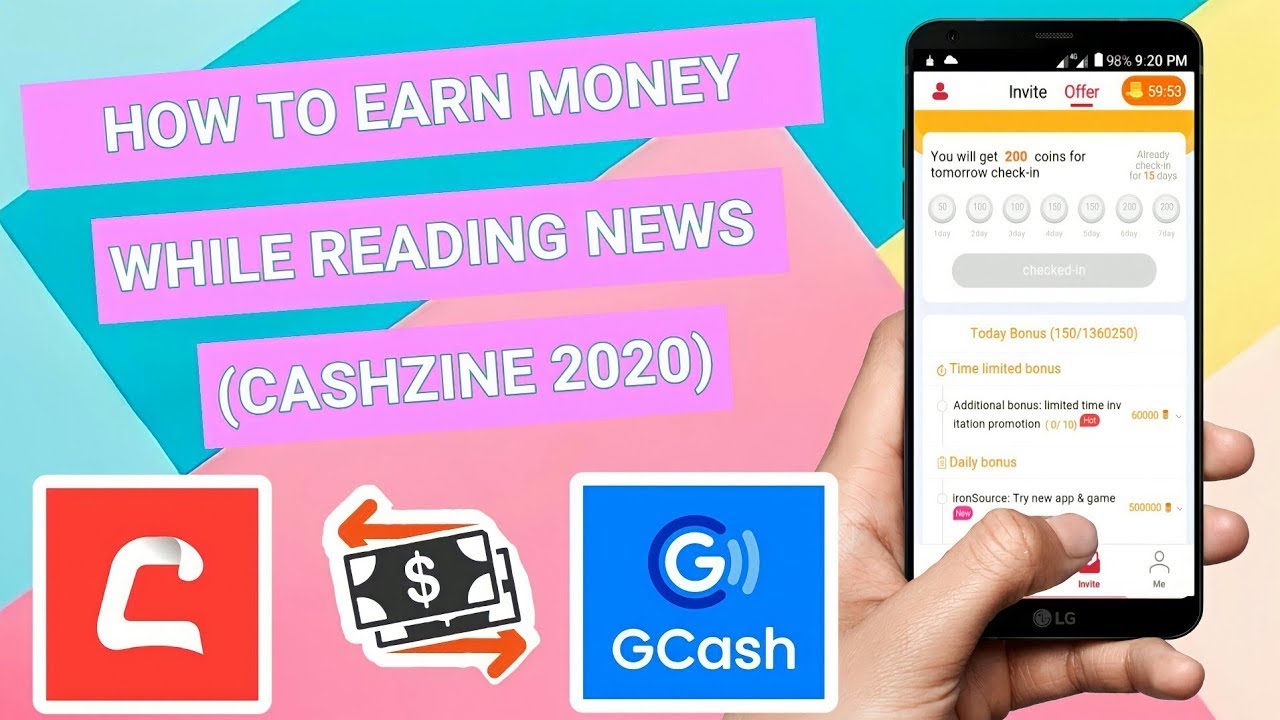 HOW TO EARN MONEY WHILE READING NEWS CASHZINE 2020 - YouTube