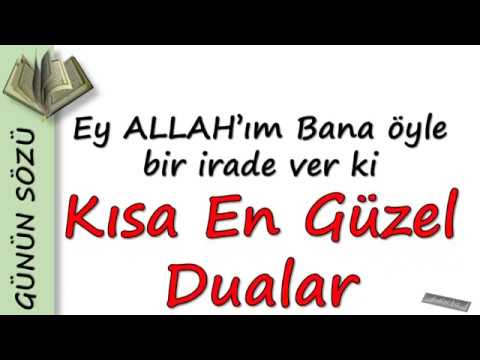 Ey Allah’ım Bana Öyle Bir İrade Ver Ki