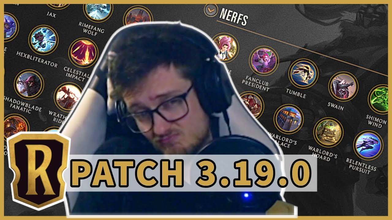 WORLDS PATCH PREVIEW | Legends of Runeterra Deck - YouTube