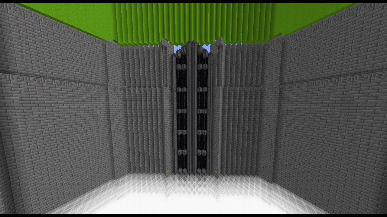 Minecraft Bigdoors Plugin Gate Preview - YouTube