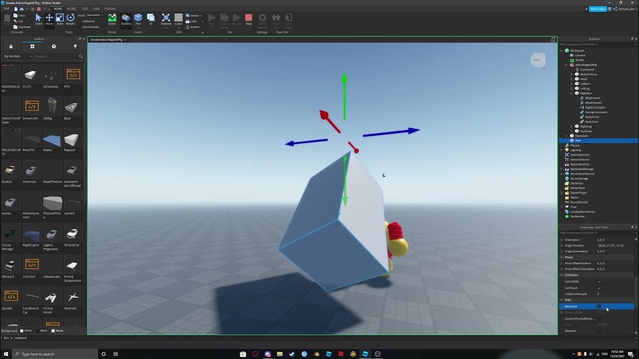 Active Ragdoll Rig - YouTube
