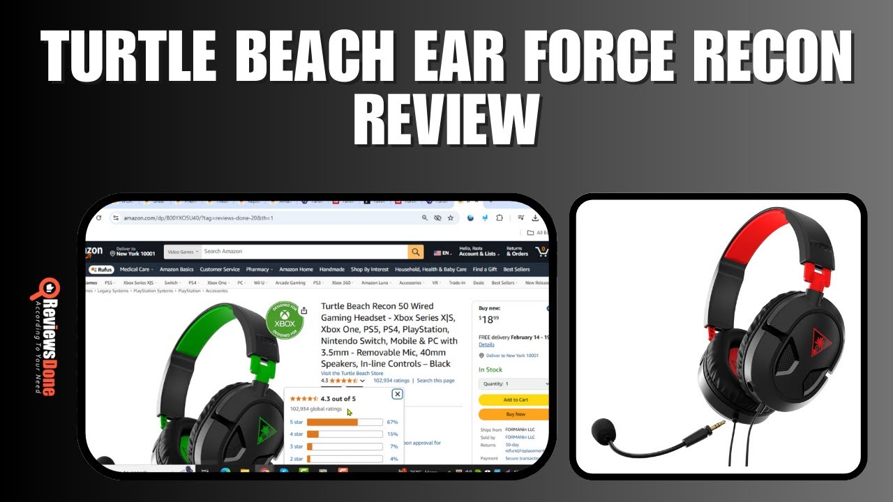 Turtle Beach Ear Force Recon Review - Surprising Pros & Cons - YouTube