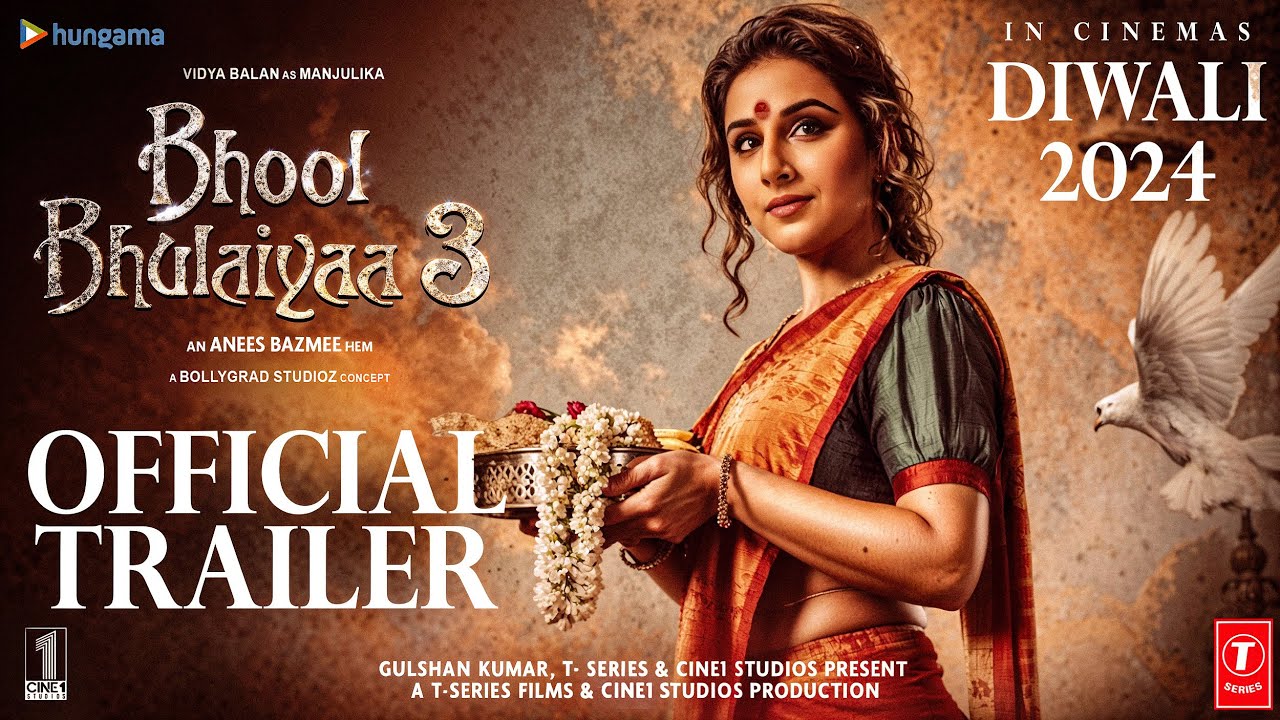 Bhool Bhulaiyaa 3- Official Trailer |Kartik Aaryan, Vidya Balan, Tripti ...