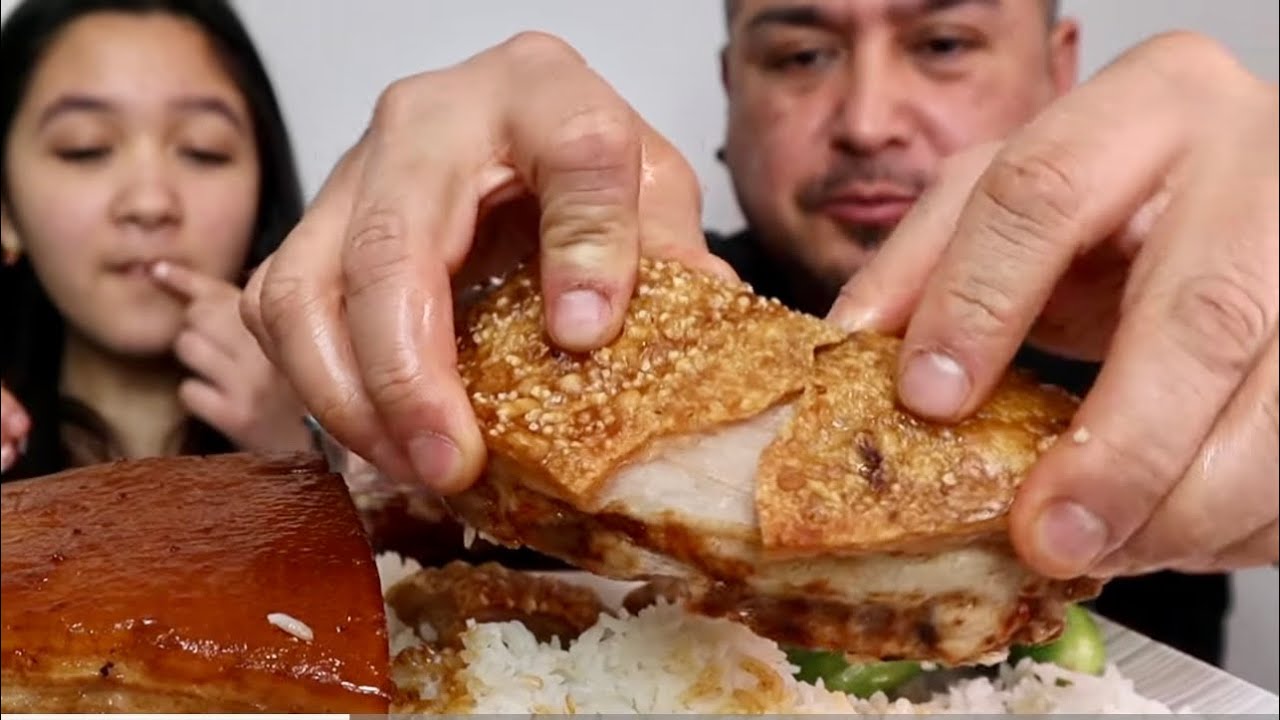 Two Huge Pork Belly | Mukbang Philippines - YouTube