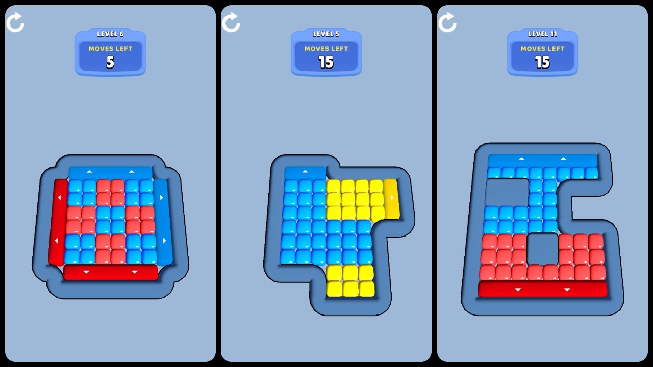 Colour Block Swipe Game Android Gameplay - YouTube