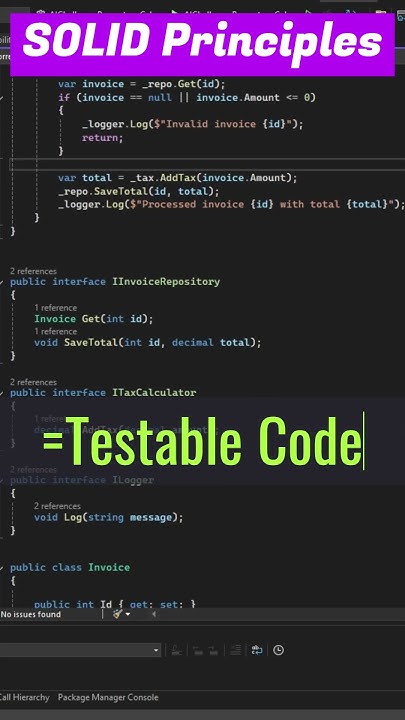 Much Easier to Test SOLID Principles Code - YouTube