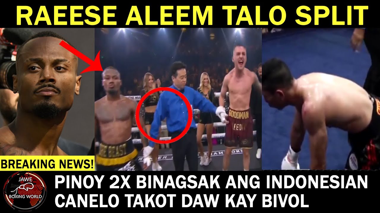 Breaking News: Ra'eese Aleem Talo Kay Sam Goodman Via Split Decision ...