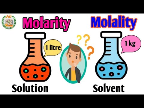 molarity | molality | difference between molarity and molality # ...