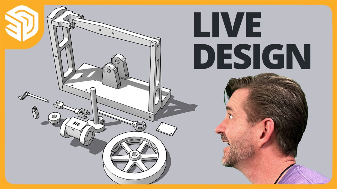 3D Modeling Grasshopper Steam Engine | SketchUp Live - YouTube