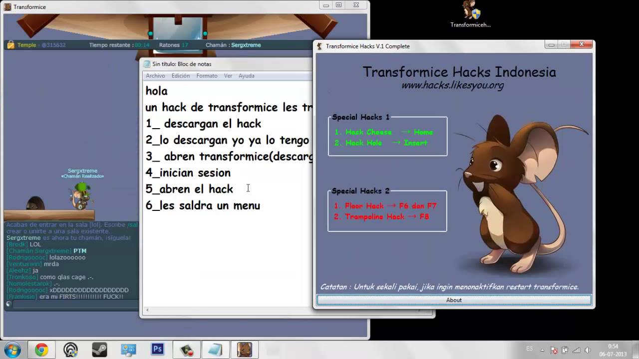 Hack De transformice 2013[[Funciona]] - YouTube