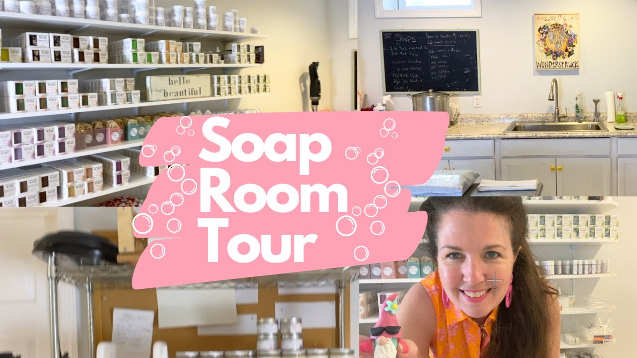 Studio Tour part 2 | Small business Soap studio - YouTube