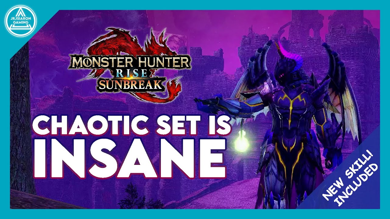 【MHR: Sunbreak】Chaotic Armor set is INSANE! Title Update 3 - YouTube