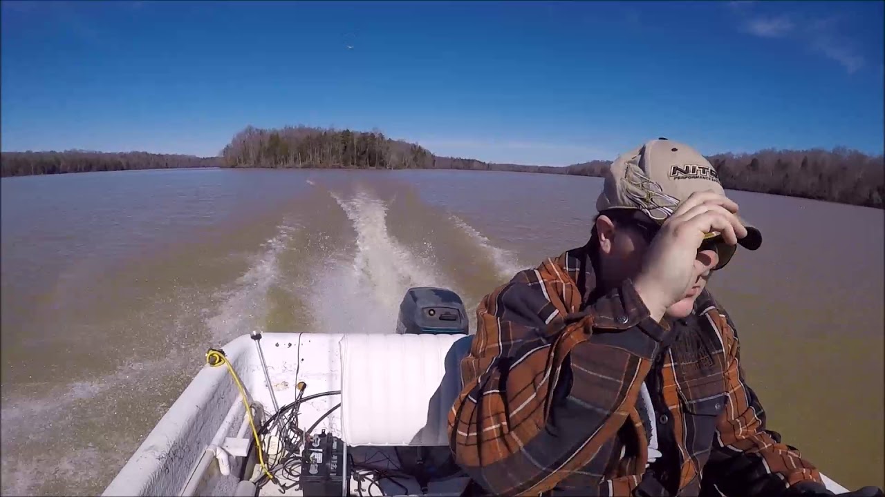 1st Trip on Lake Thom-A-Lex with Ed on New Boat 2018 - YouTube