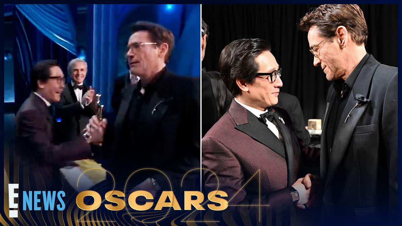 Robert Downey Jr. & Ke Huy Quan’s 2024 Oscars Moment Is Leaving Fans ...