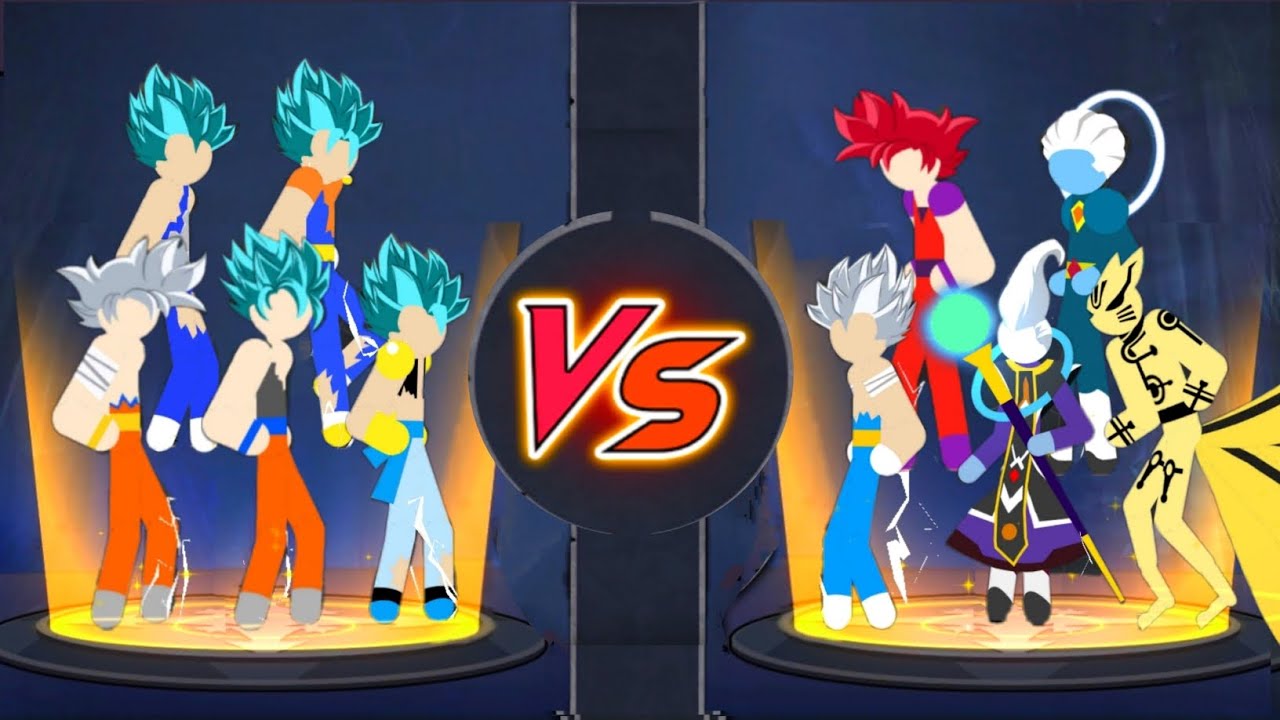 Stickman Warriors Premium Characters PVP | Goku, Vegito Vs Gogeta ...