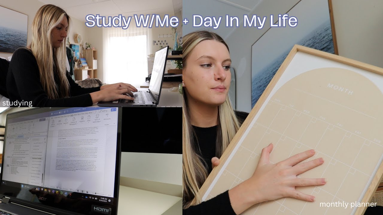 Study With Me + Day In My Life - YouTube