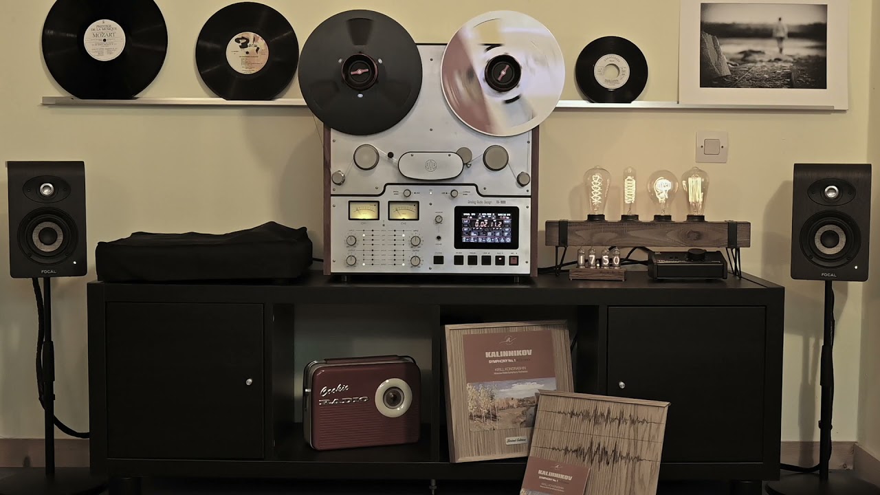 [Analog Audio Design] New open reel audio tape deck recorder : Demo ...