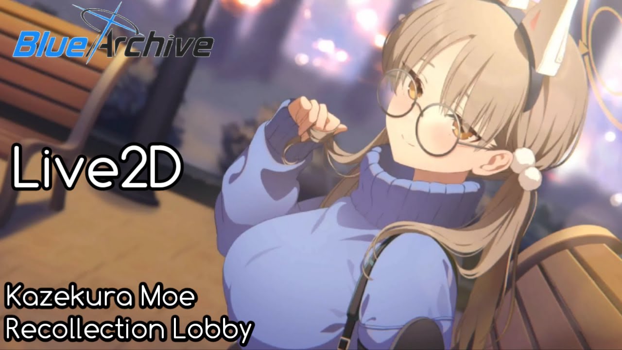 [Blue Archive] Kazekura Moe (Live2D) - YouTube