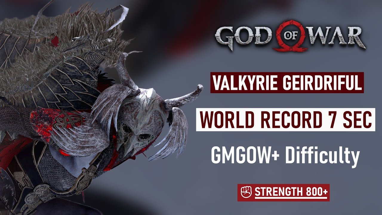 Fastest Valkyrie Geirdriful defeat ever.🪓| GMGOW+ - YouTube