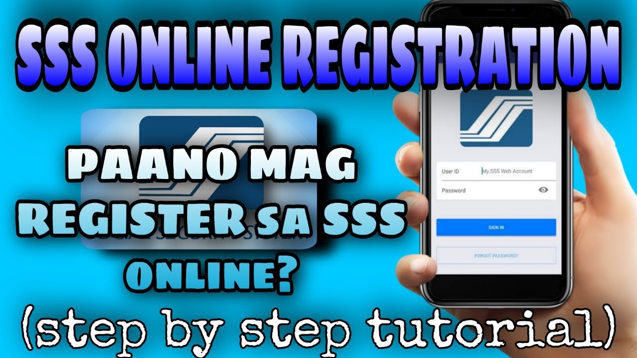 SSS ONLINE REGISTRATION 2021|PAANO MAG REGISTER SA SSS ONLINE,STEP BY ...