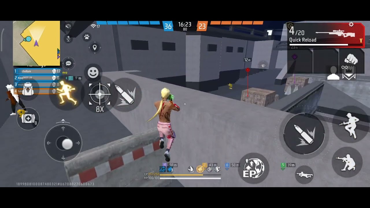 free fire craftland map sniper HEADSHOT GAMEPLAY FULL AWM GAMEPLAY VIDEO - YouTube