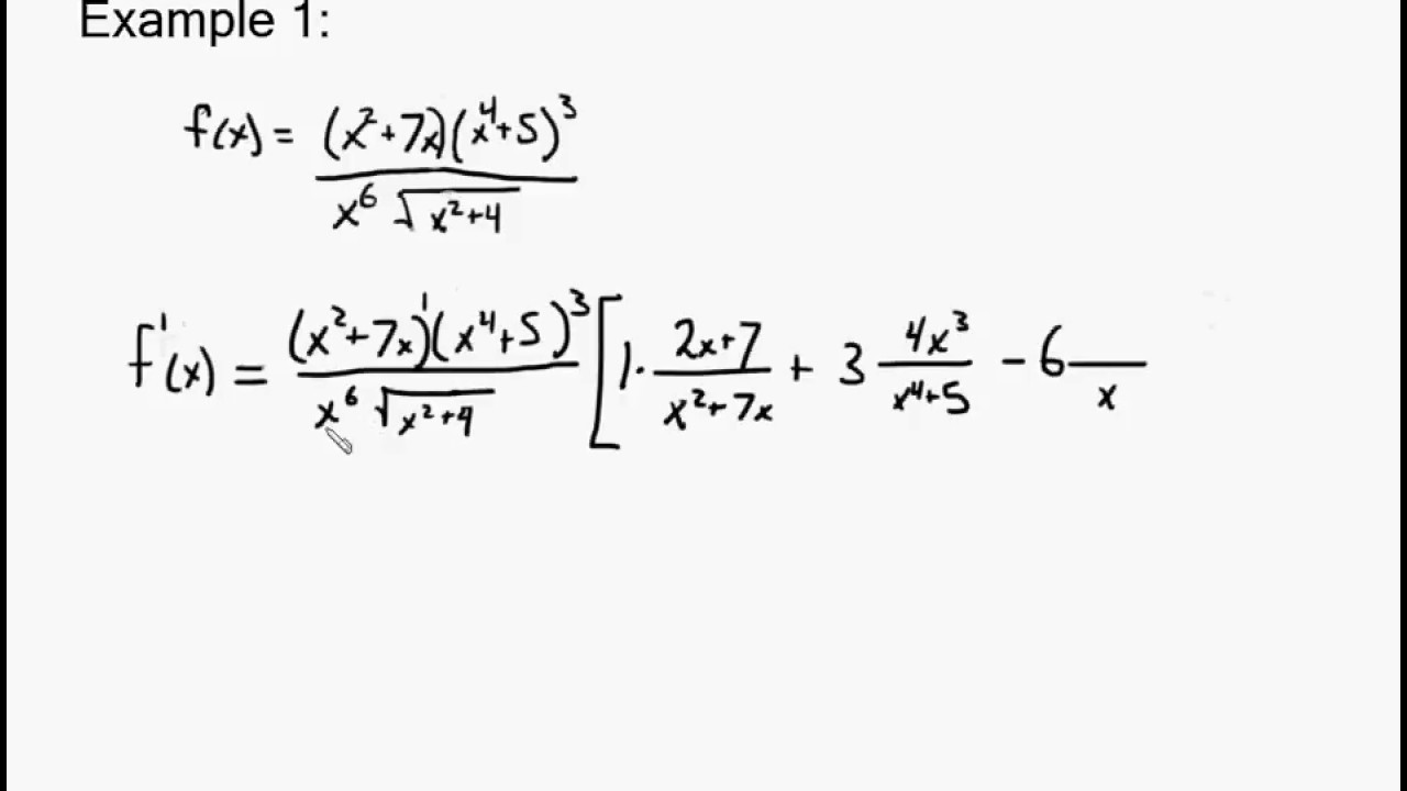 Feynman's trick for derivatives - YouTube