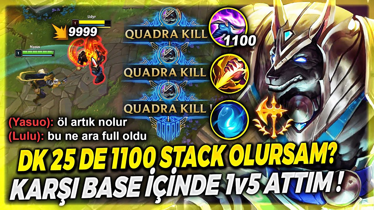 HAV HAV XD NASUS ORMAN DK 25 DE 1000 STACK OLURSA ? - YouTube
