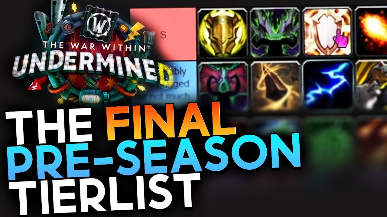 My Final Pre-Season Meta Tierlist for Season 2 of TWW M+ - YouTube