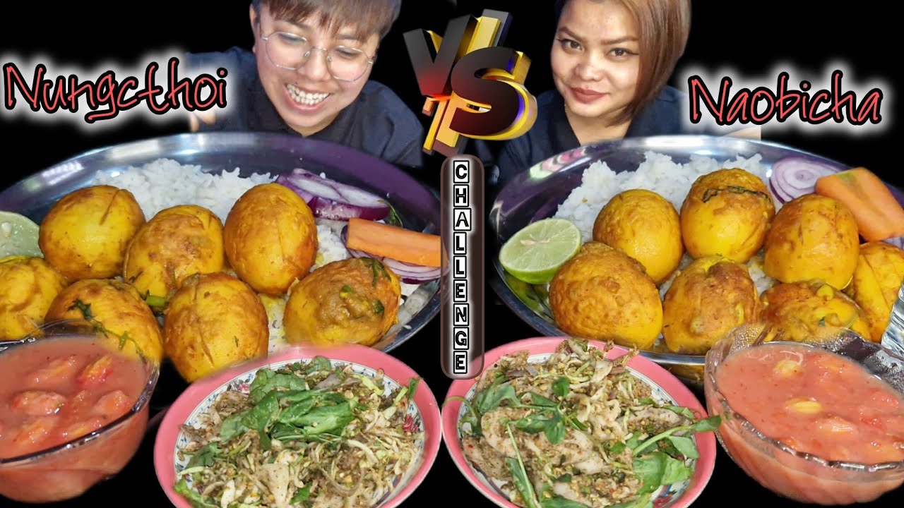 YERUM CHALLENGE🥚 💪💪||HEIYAI METPA ||SINGJU #eggcurry - YouTube