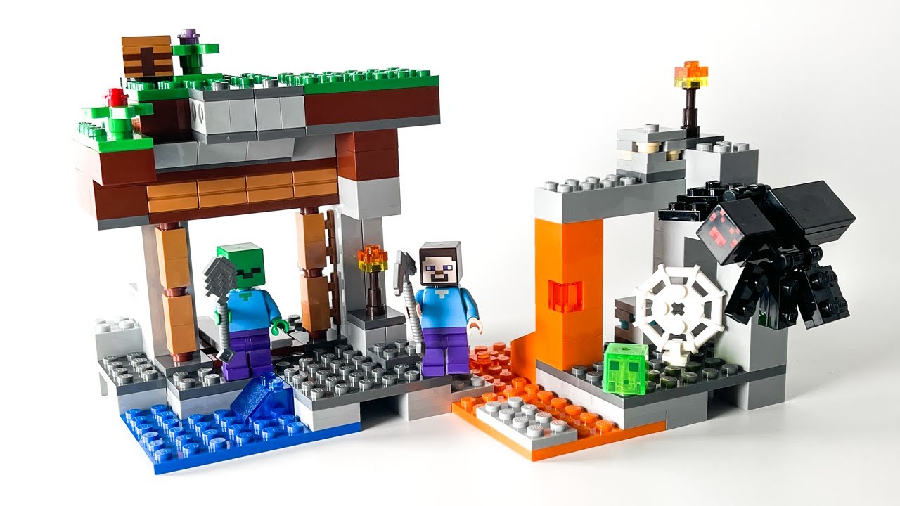 LEGO Minecraft The Abandoned Mine 21166 | Speed Build | ASMR | lego ...