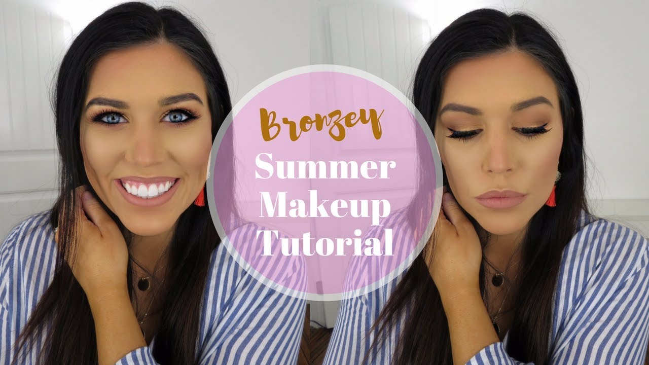 ROSE GOLD SPRING MAKEUP | BRONZE EYE LOOK | KAILYN CASH - YouTube