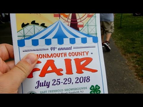 44th Annual Monmouth County Fair 2018 - Freehold NJ - YouTube