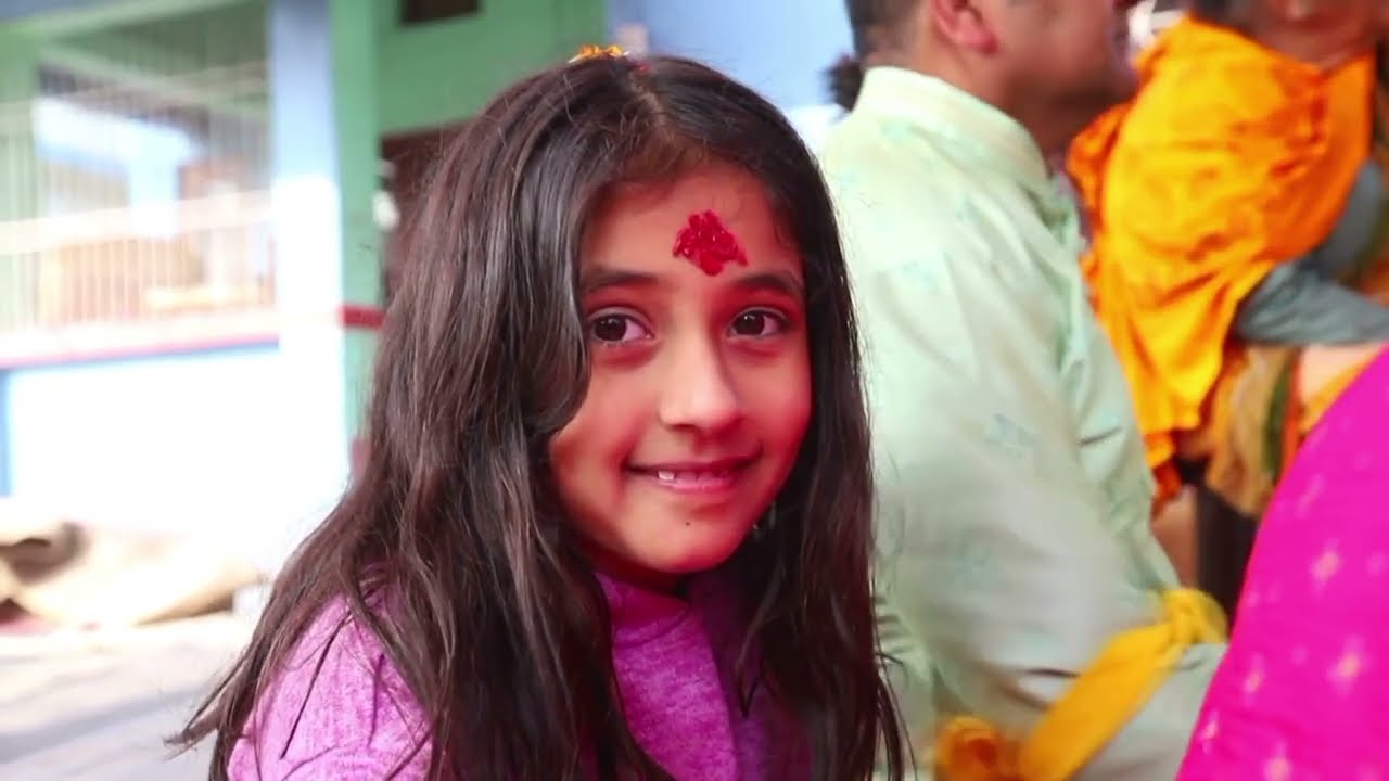 Riva's Gunyo Cholo & Pooja Ceremony | Biratnagar Nepal - YouTube