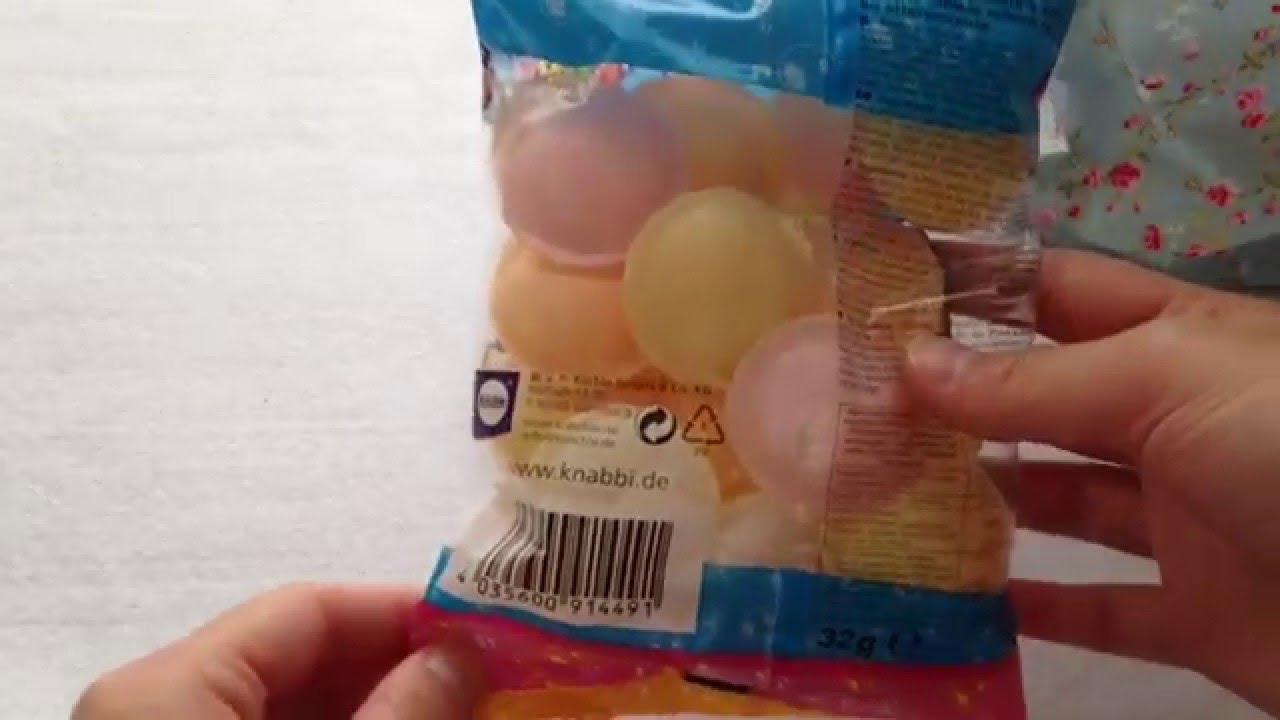 German paper candy (fizzy disc) ^^ - YouTube