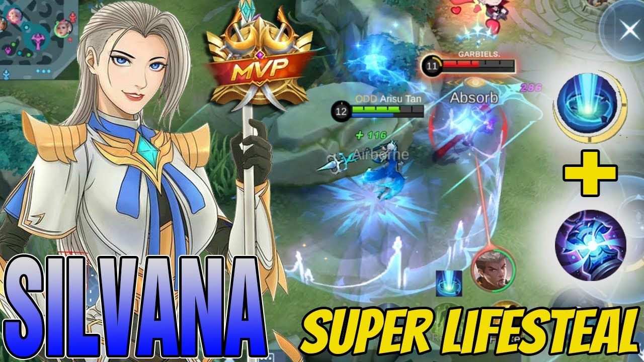 SUPER LIFESTEAL Silvana With One Item? - Build Top 1 Global Silvanna ...
