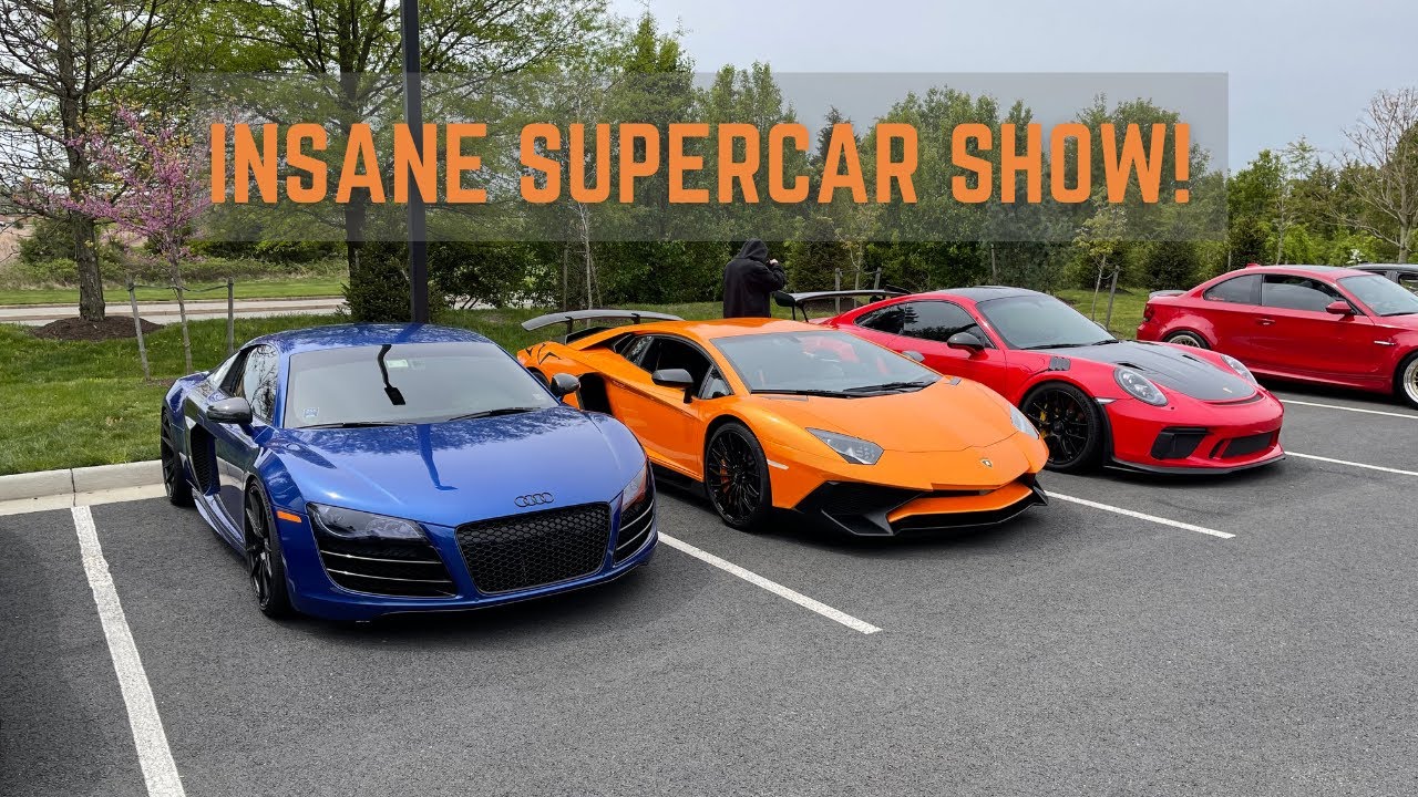 INSANE SUPERCAR PARKING LOT TAKEOVER!! - YouTube