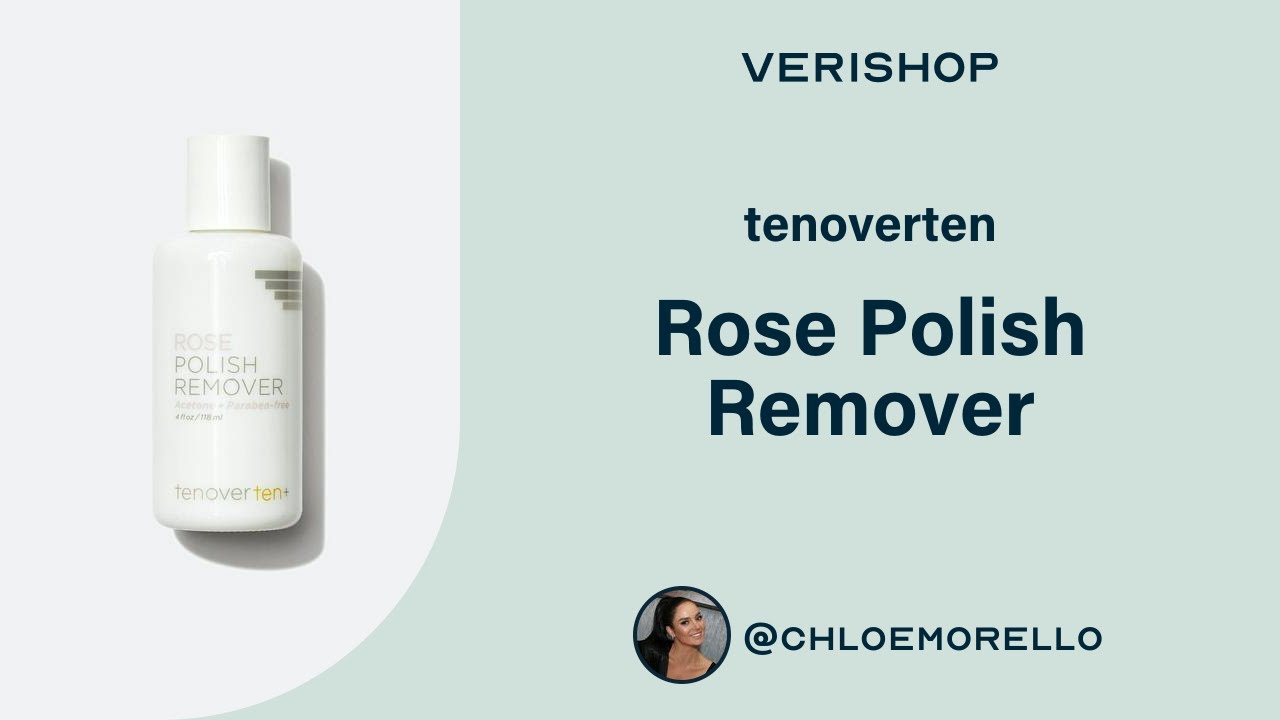 tenoverten Rose Polish Remover Review - YouTube