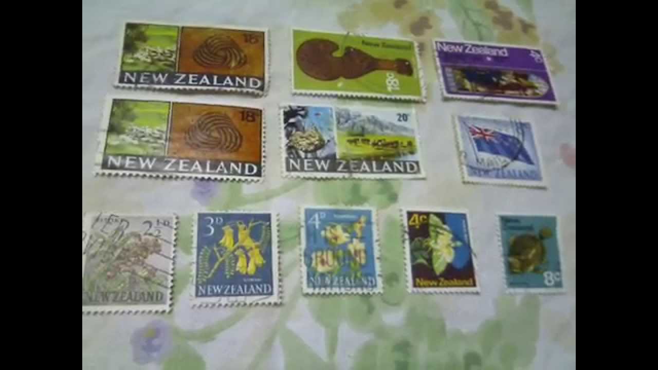 Stamp Collection New Zealand Estampillas Filatelia coleccion Nueva ...