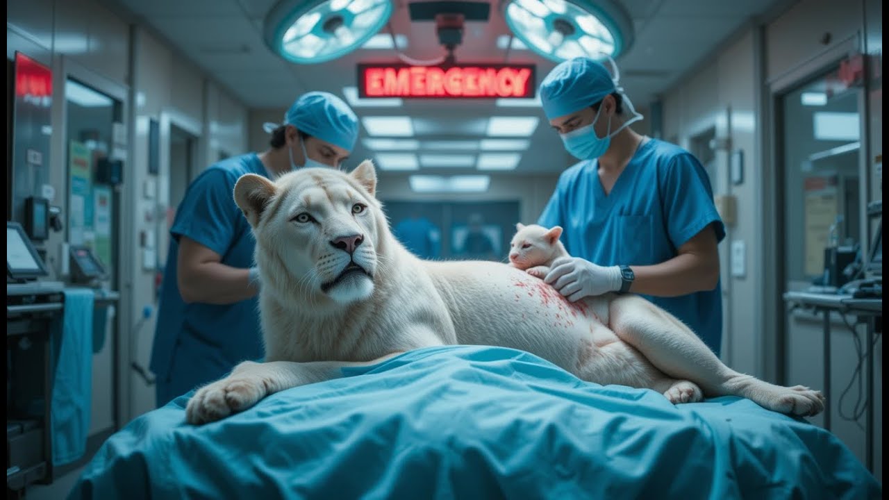 Emergency C-Section: Lioness Risks Her Life to Save Her Cubs | Real ...
