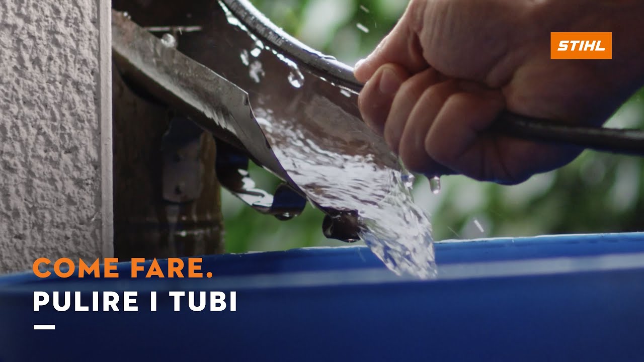 Tutorial: come pulire le tubature con l’idropulitrice STIHL - YouTube